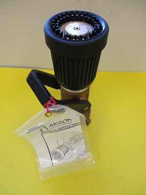 AKRON FIREFIGHTING EQUIPMENT, BRASS NOZZLE STYLE 3025 AFFF,2-1/2" 250 ...