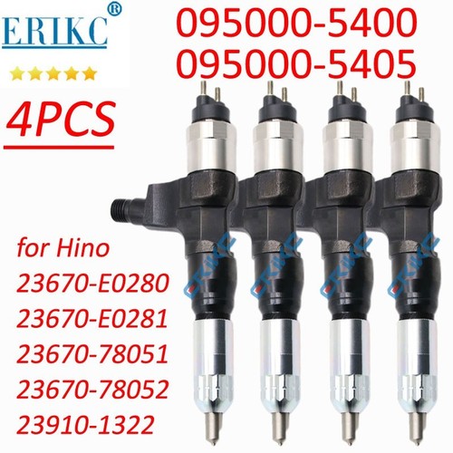 095000-5400 Common Rail Injector Set for Hino 5405 23670-E0280 23670 ...