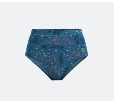MeUndies FeelFree High Waist Cheeky Small NEW Desert Sky $20 | eBay