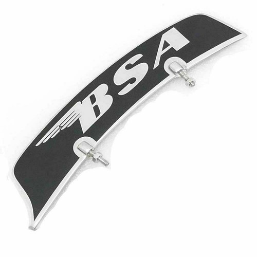 Chrome BSA Motorcycles Front Mudguard Number Plate | eBay