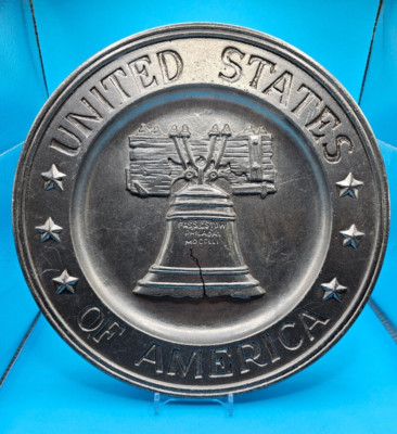 Vintage United States of America Liberty Bell 1972 Sexton Pewter 9 ...