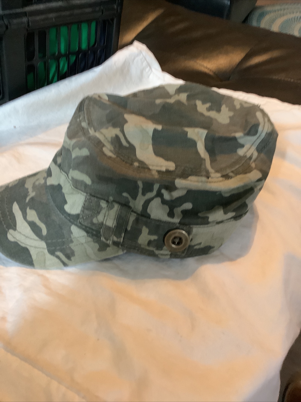 Cadet Military Army Camo Camouflage Cap Hat - Gem