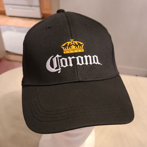 Corona Logo Embroidered Baseball Cap - BLACK | eBay