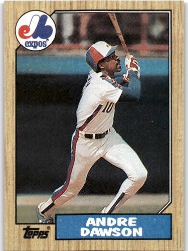 ANDRE DAWSON 1987 Topps #345 Montreal Expos HOF | eBay