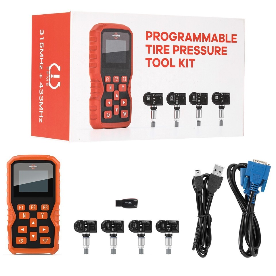 4 TPMS +OBDII TPMS Programmer Tires Sensors Activate Programming ...