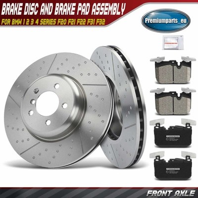 Front Brake Discs & Brake Pads 370mm for BMW 1 2 3 4 Series F20 F21 F22 ...