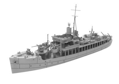 1/144 Model Waterline HMS Greet Britannia Isles Class Armed Trawlers ...