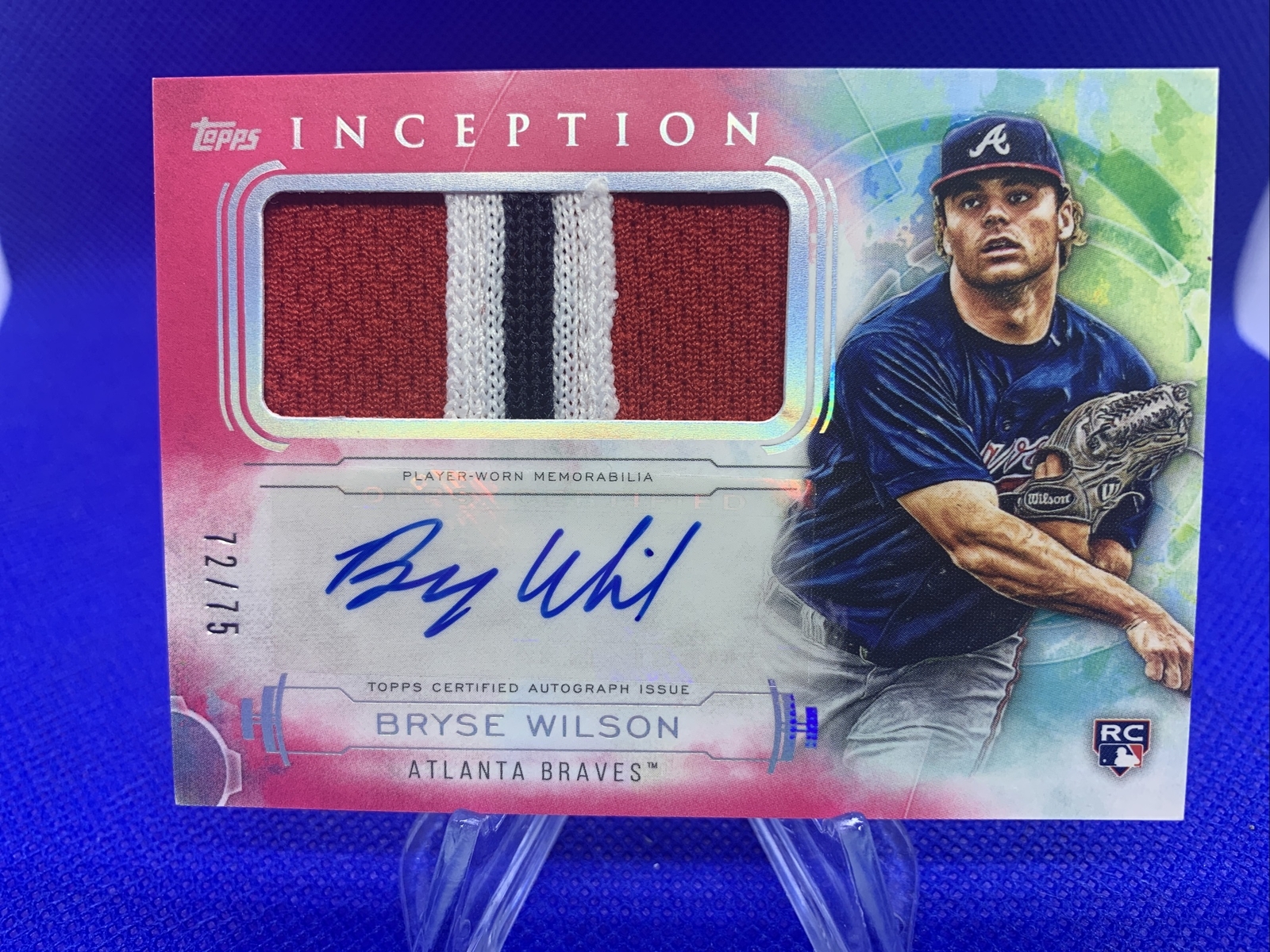 Bryse Wilson 2019 Topps Inception - Rookie - Swatch/Autograph - /75 | eBay