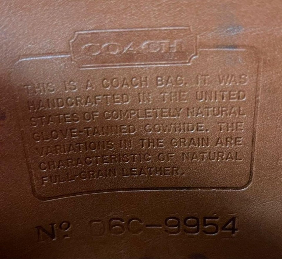 Coach Vintage 9954 Shoulder bag Brown Leather Auth From Japan | eBay