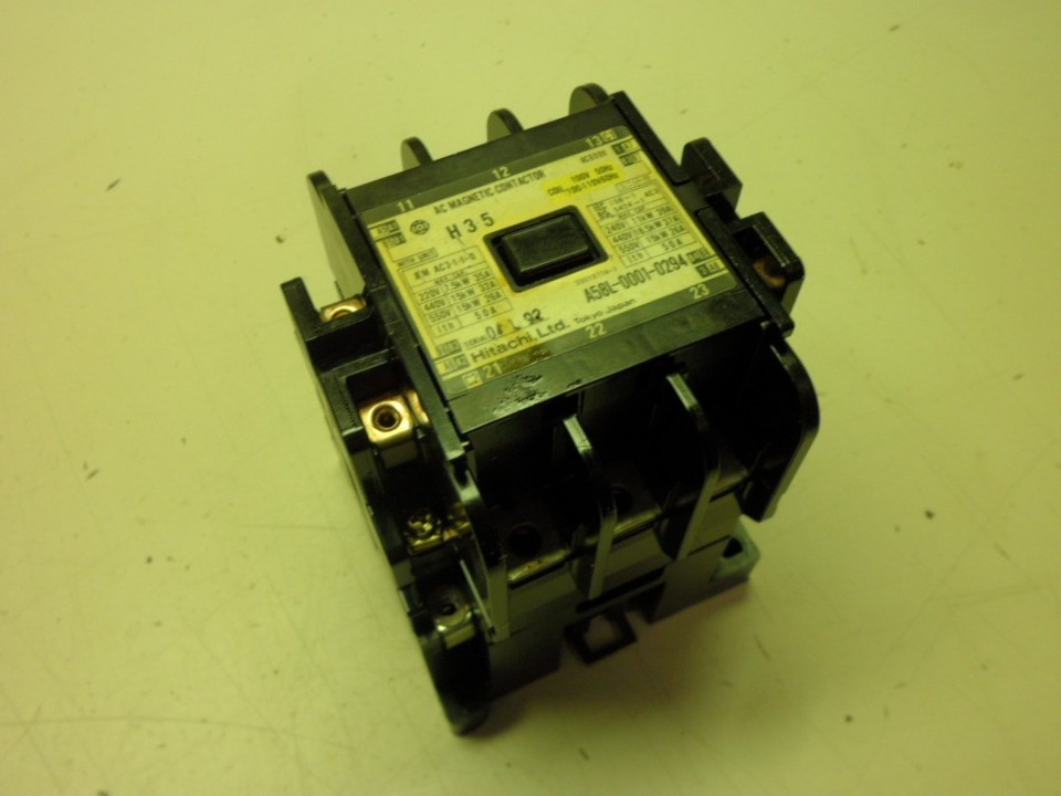 Hitachi Fanuc Motor Starter Magnetic Contactor A58L-0001-0294 AC3-1-1-0 ...