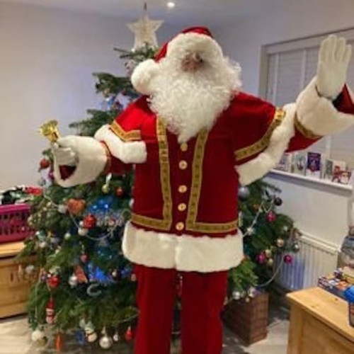 Luxury Santa Claus Costume Professional Father Christmas Suit Outfit ...