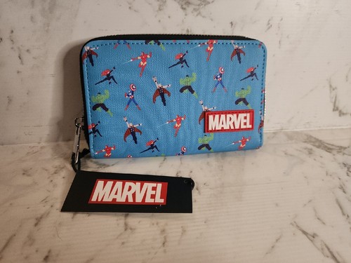 MARVEL Comics Purse Wallet Handbag Womens Superhero Captain America ...
