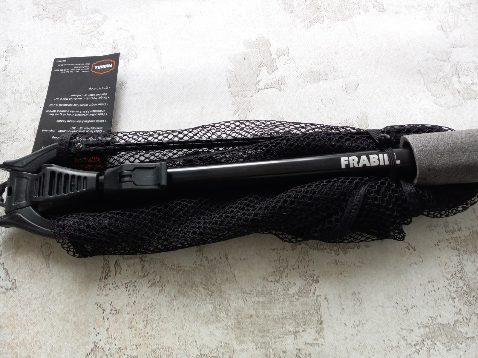 FRABILL KWIK-STOW FOLDING FISHING LANDING NET | eBay