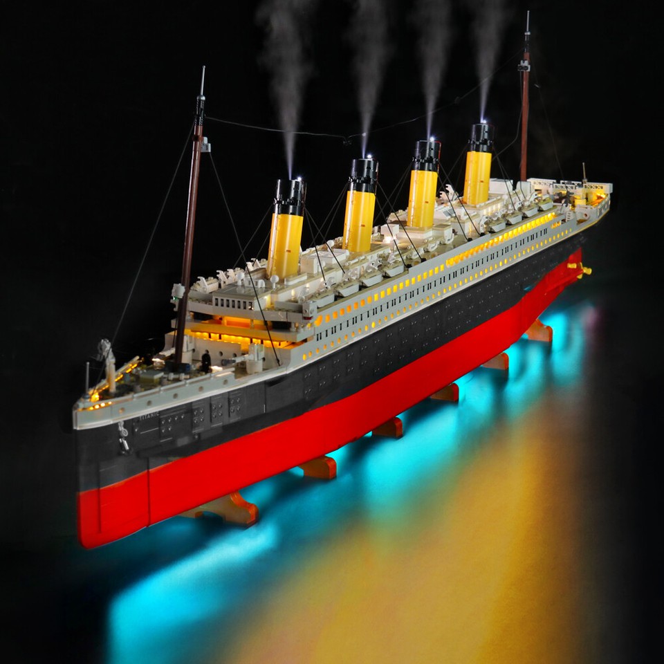 LocoLee LED Light Kit for Lego 10294 Creator Expert Titanic Ship Remote ...