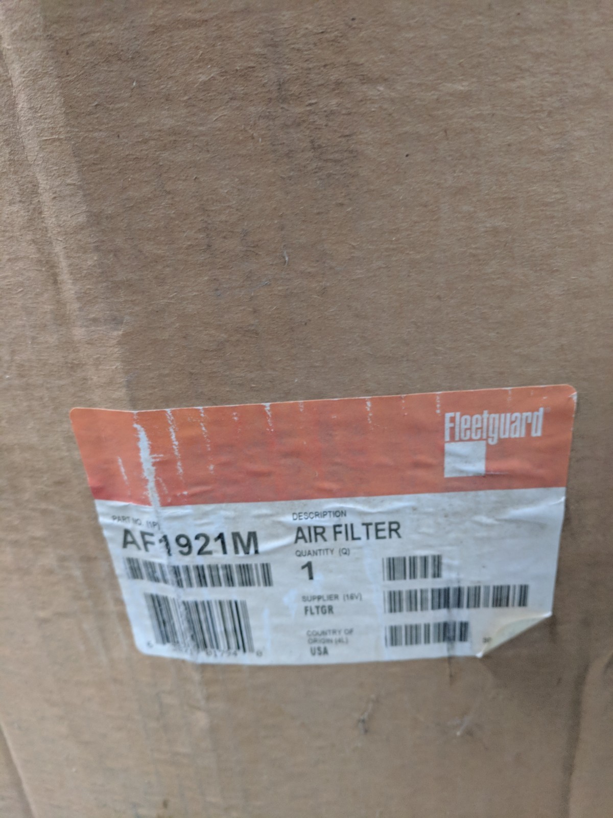 FLEETGUARD INNER AND MAIN AIR FILTER AF1921M & AF1922M FITS HITACHI ...