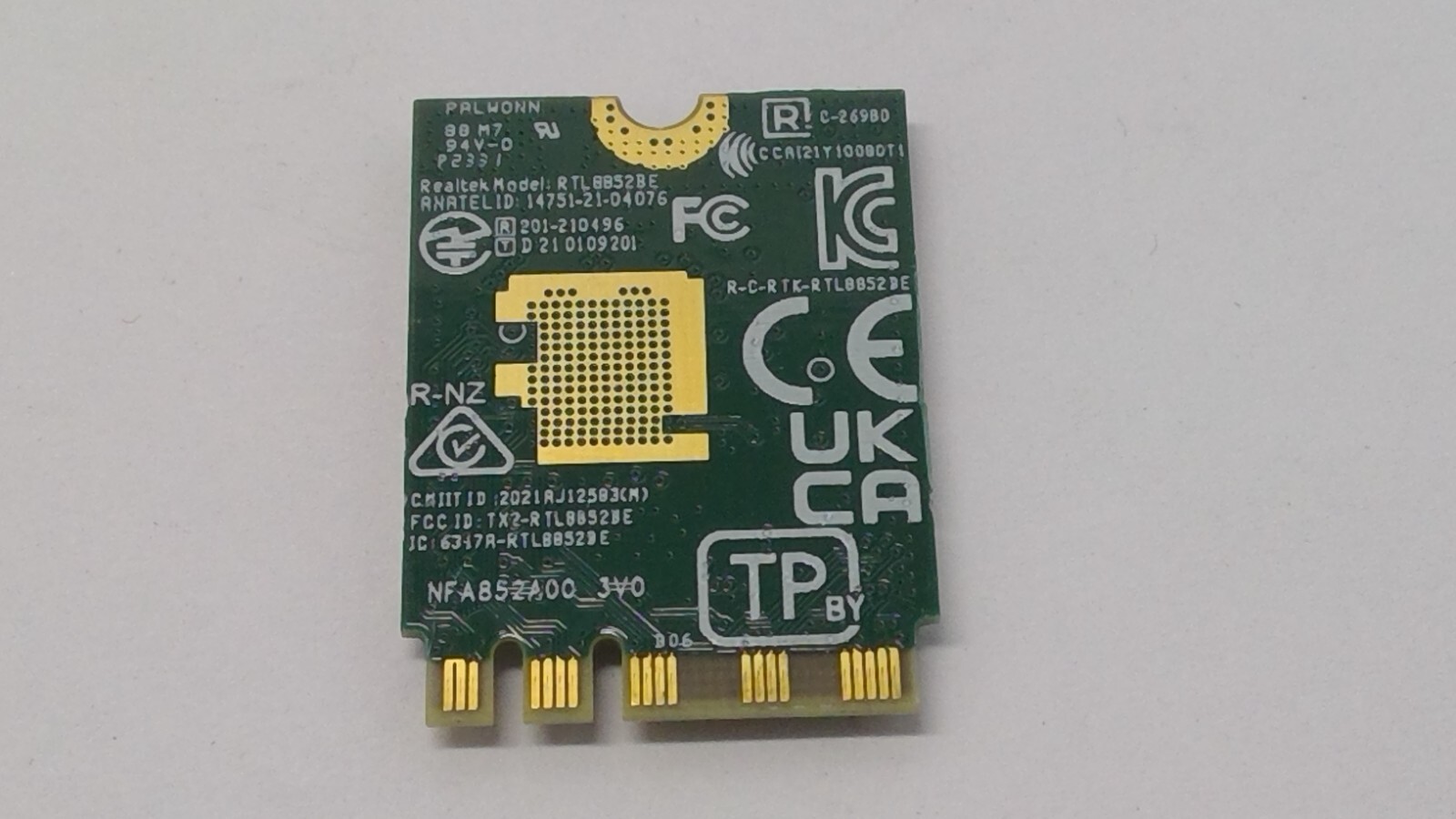 Realtek WiFi6 RTL8852BE Wireless Card Bluetooth 5.3 for HP M91238-005 ...