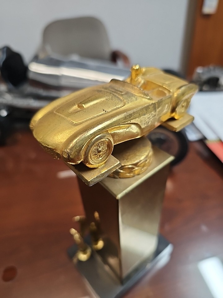 1956 Ferrari Mondial Bob Goldich 1st Place Car Racing Trophy Award Cup ...