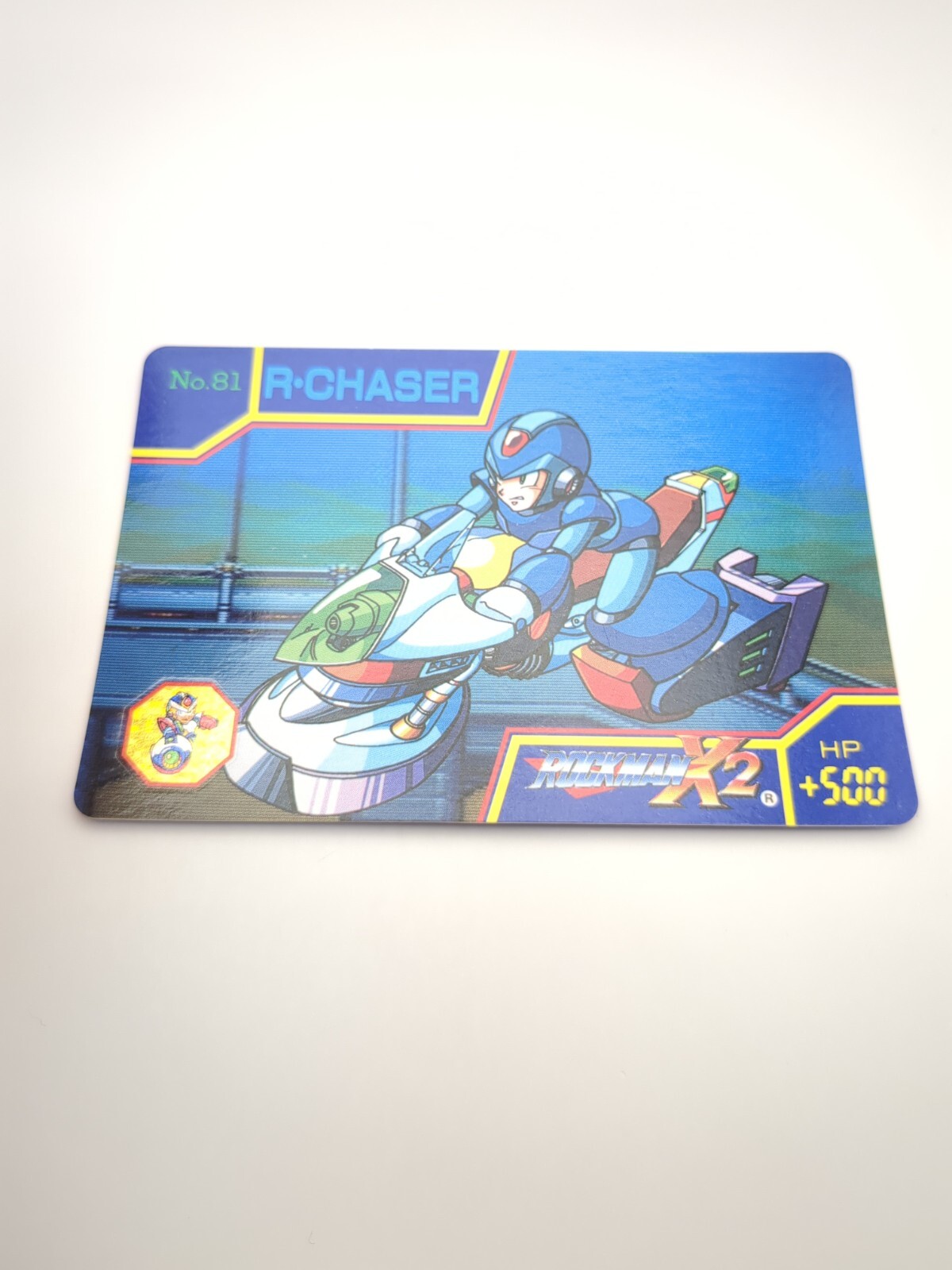 Mega Man X Ride Chaser Cheval No.81 Mega Man X2 ROCK Card 1994 CAPCOM ...