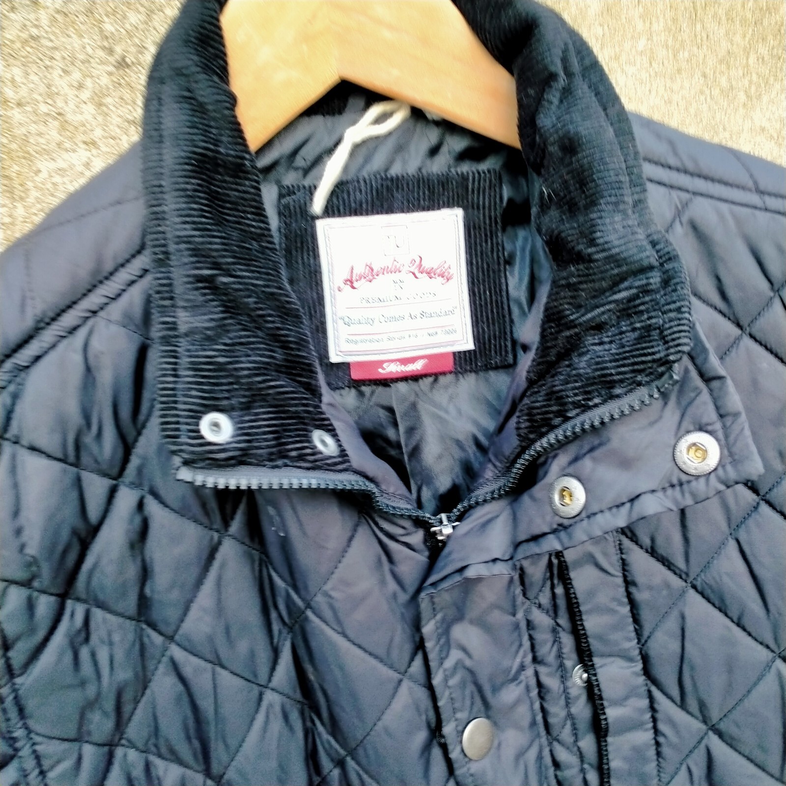 TU black quilted puffer jacket / coat. Small ladies. - Gem