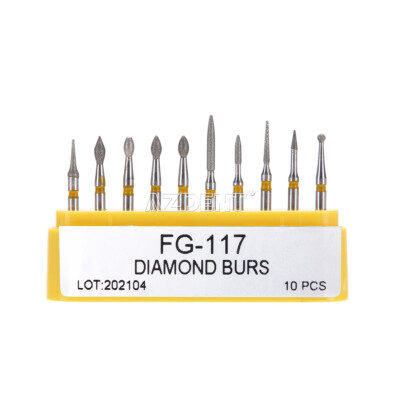 Dental High Speed Diamond Bur FG Composite Repair Kit 10pcs/kit FG-117 ...