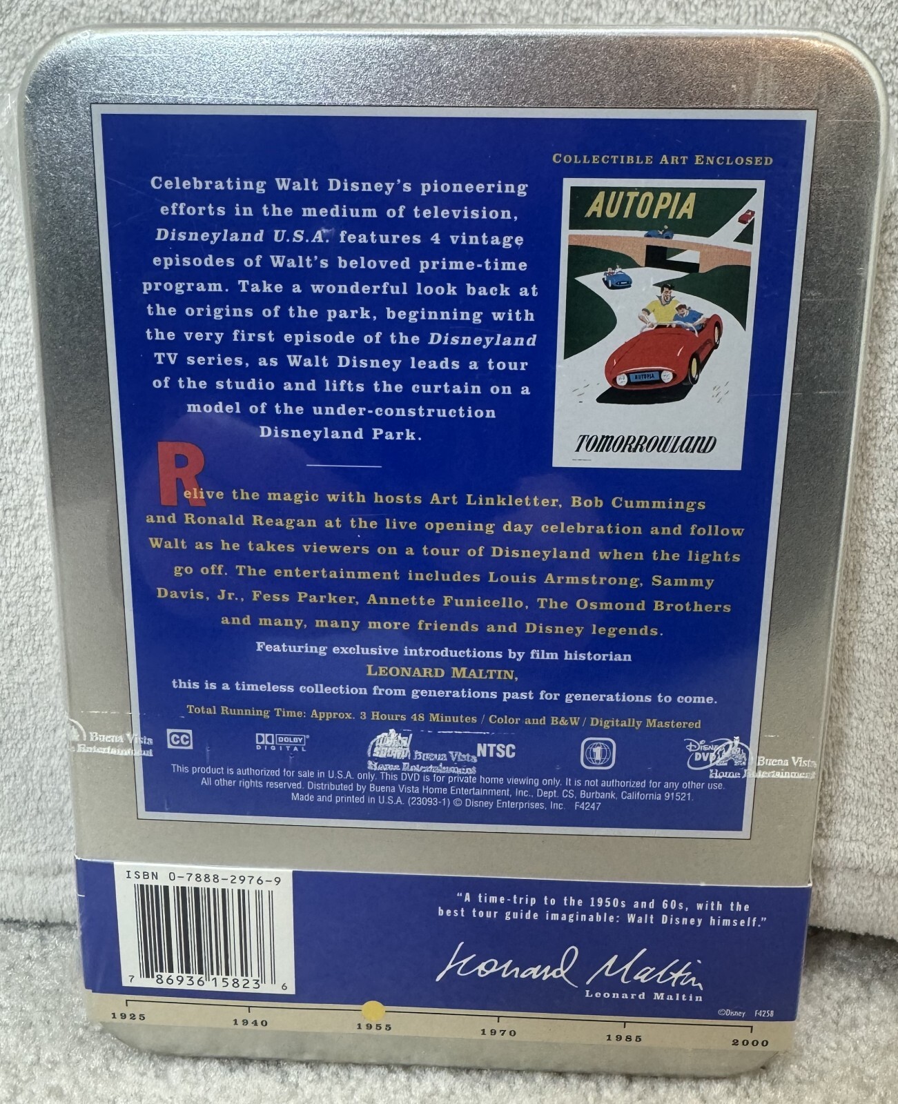 Walt Disney Treasures: Disneyland USA (DVD, Collector Tin 2-Disc Set ...