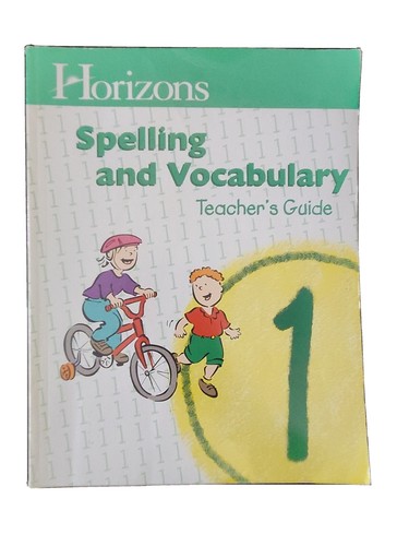 Horizons Spelling and Vocabulary 1 (Paperback, Teacher's edition) Good ...