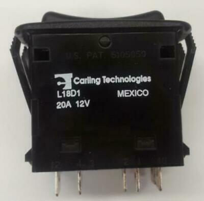 L18D1CNN1-3AAFE-1FC Double Momentary Rocker Switch with 2 Amber Leds | eBay