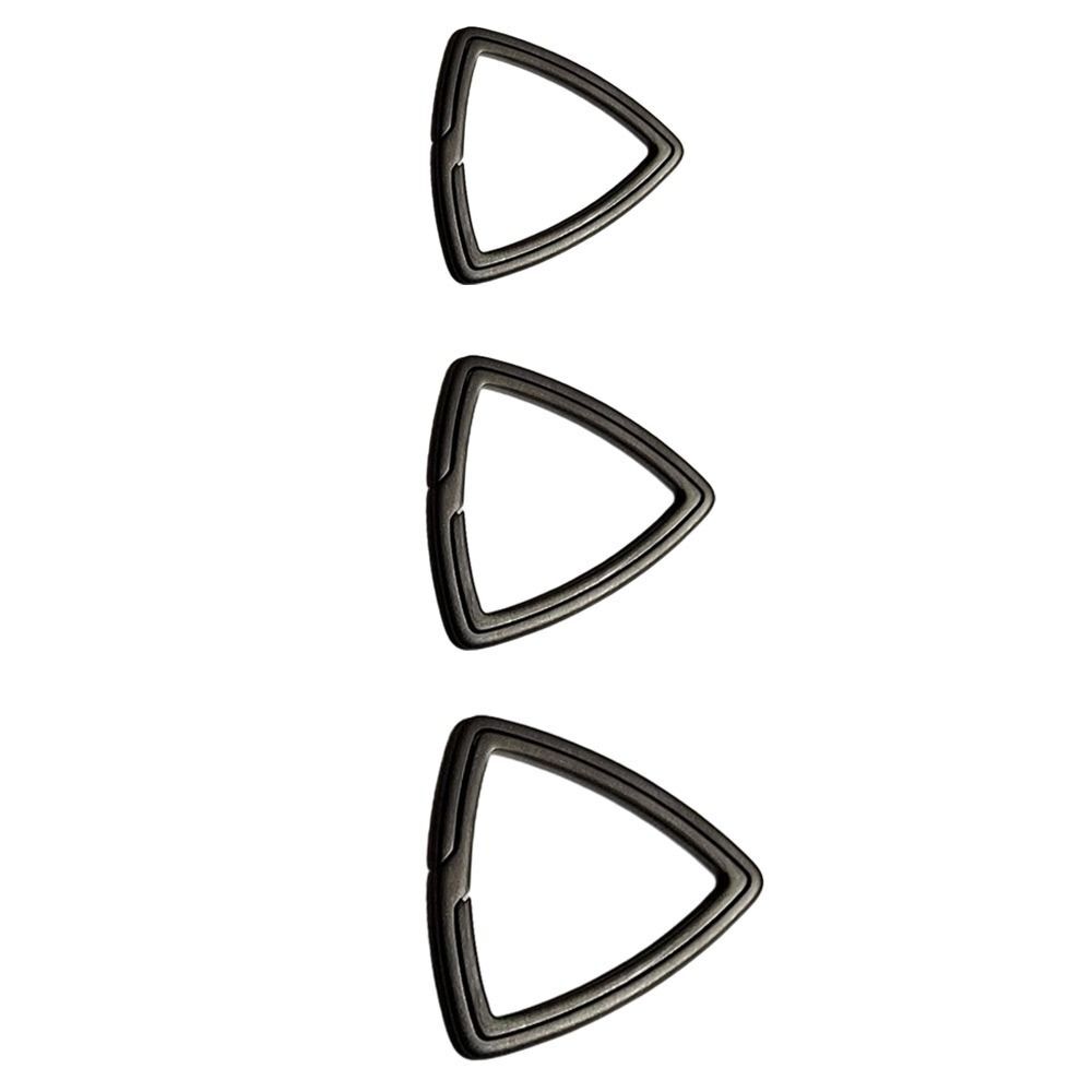 2pcs Super Lightweight Titanium Alloy KeyRings Pendant Male Creativity ...