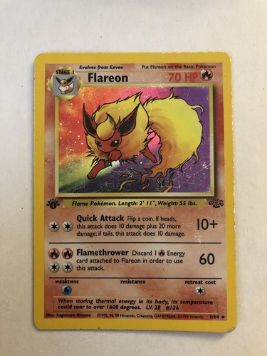 Flareon (3/64) [Jungle 1st Edition] - Pokémon TCG | eBay