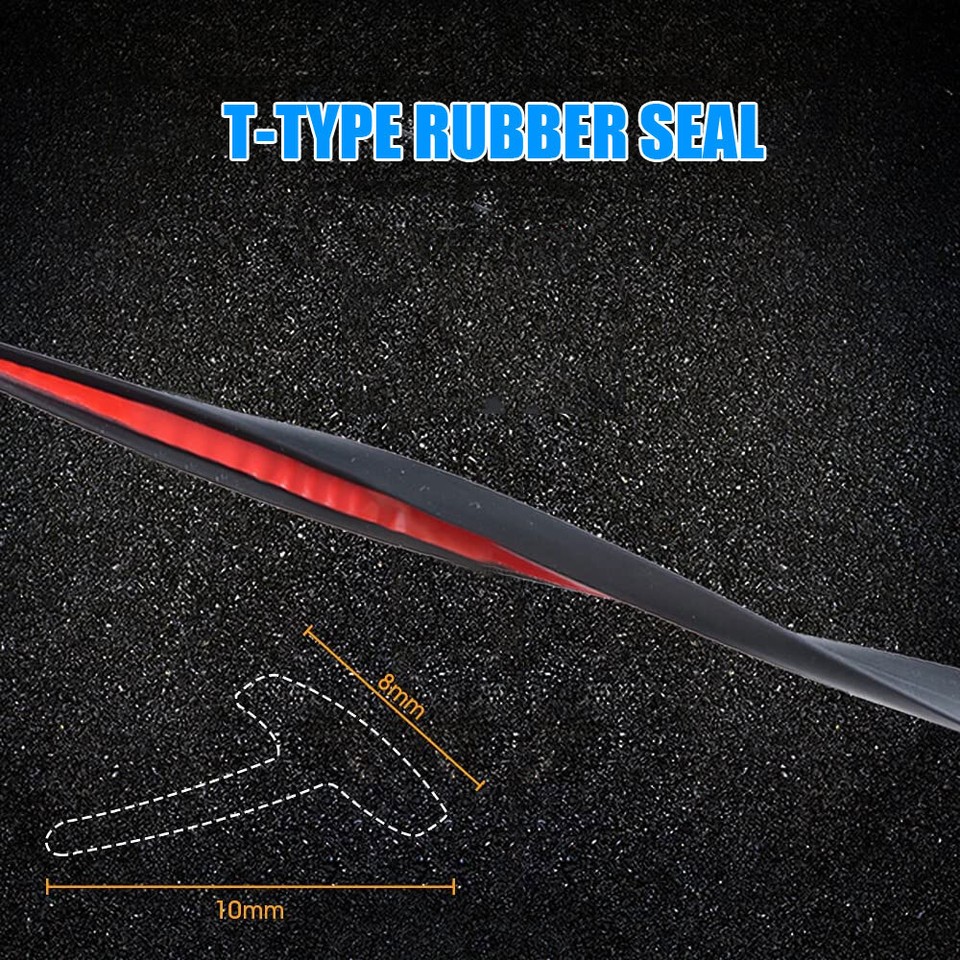 2M T Shaped Rubber Car Body Gap Filling Sealing Strip Molding Trims ...