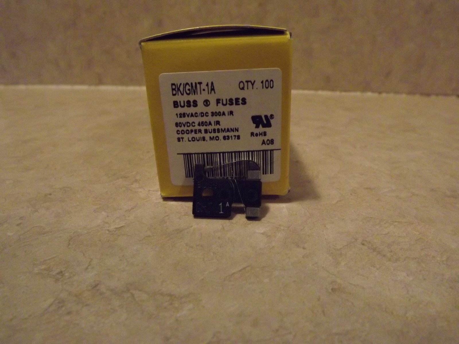 Cooper Bussmann GMT-1 GMT Fuse, 1 Amp, 50 pack | eBay