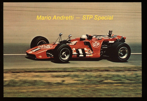 Mario Andretti Pocono 500 Raceway PA Indy Racing Postcard | eBay