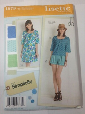 SIMPLICITY 1879 LISETTE MISSES' Sewing Pattern 6 - 14 UNCUT | eBay