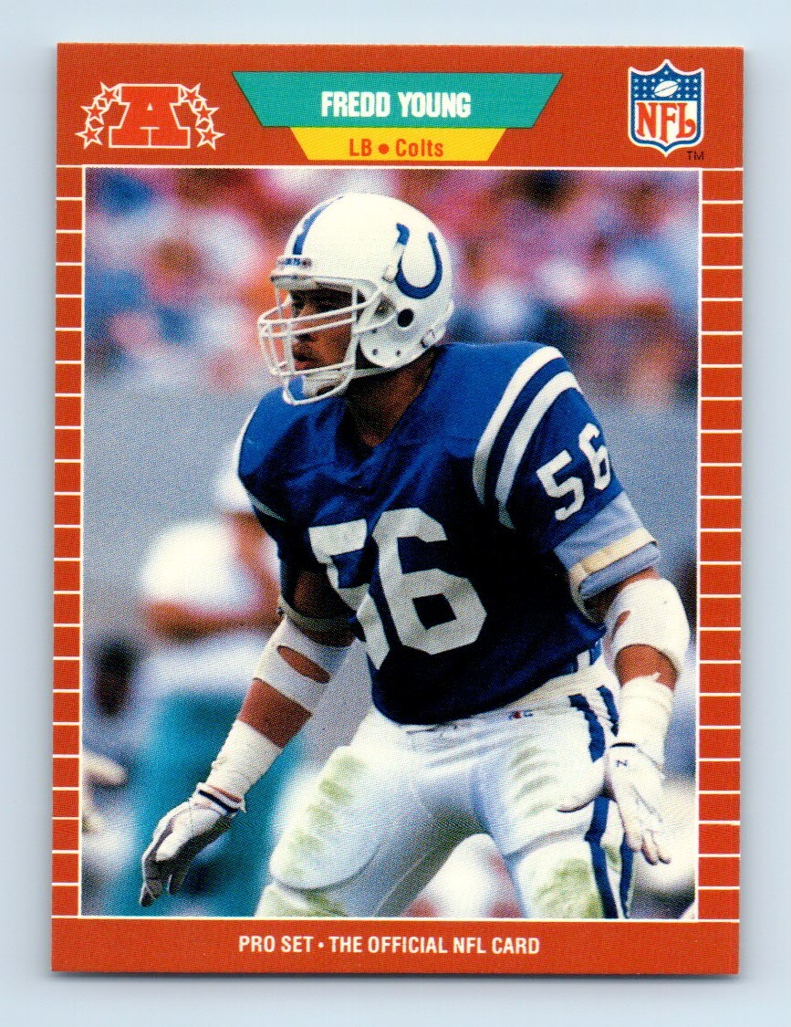 1989 Pro Set Fredd Young Indianapolis Colts #165 | eBay