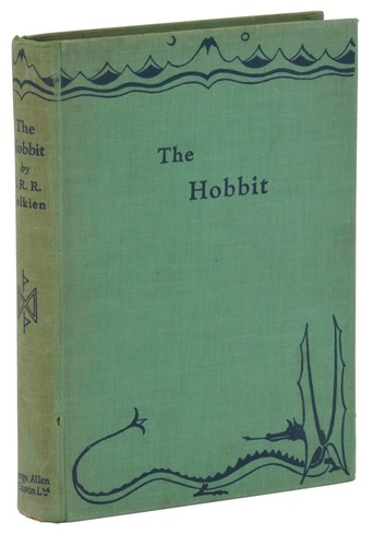 The Hobbit ~ by J. R. R TOLKIEN ~ First Edition ~ 1st Printing ~ 1937 ...