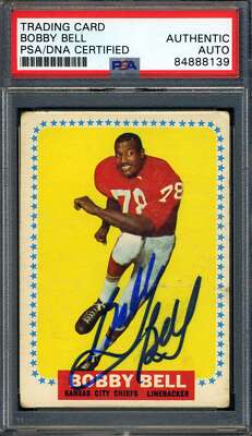 Bobby Bell PSA DNA Signed 1964 Topps Rookie Autograph | eBay