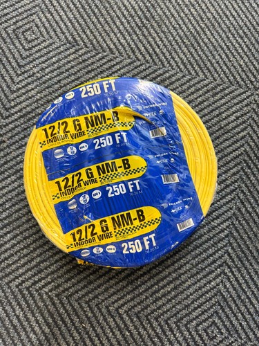 Encore Cable And Wire Co. 250-FT Roll 12-2 AWG NM-B Gauge Indoor | eBay
