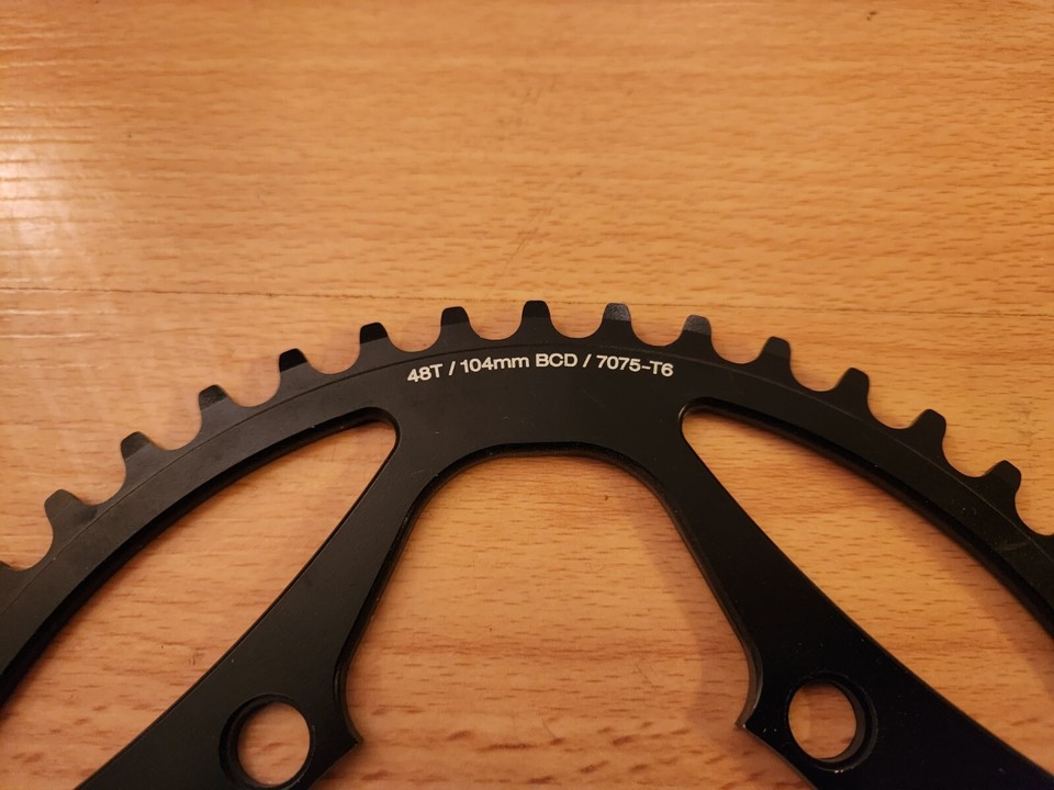 Salsa 48t Chainring 104 BCD Black Aluminum | eBay