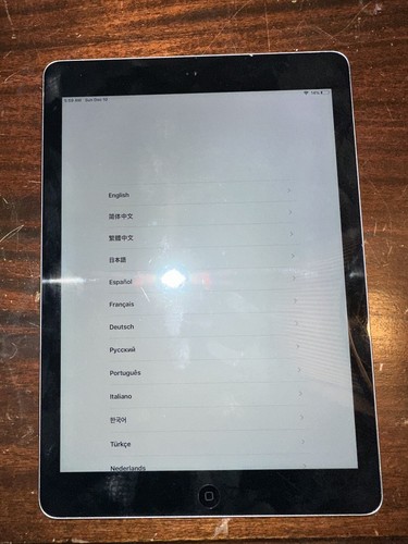 Apple iPad Air 9.7" 1st Gen - 16GB - WI-FI - Space Gray - A1474 | eBay