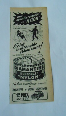 Publicité Vintage Advert 1953 Diamantine renfocnée Nylon | eBay