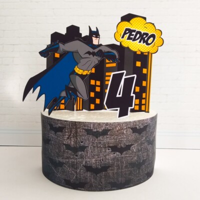 Personalized Batman Themed Cake Topper | eBay