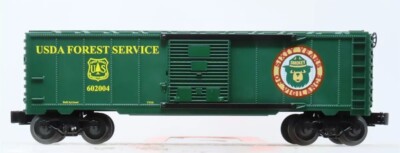 LIONEL SMOKEY BEAR USDA FOREST SERVICE BOX CAR 6-52335 O GAUGE TRAIN ...