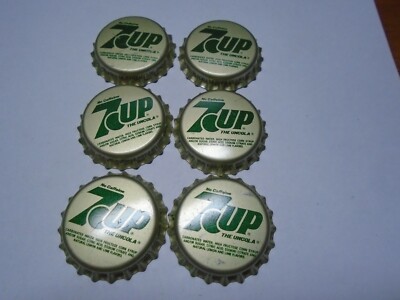 Vintage 7up The Uncola Bottle Caps Lot of 6 Unused Dallas Fort Worth | eBay