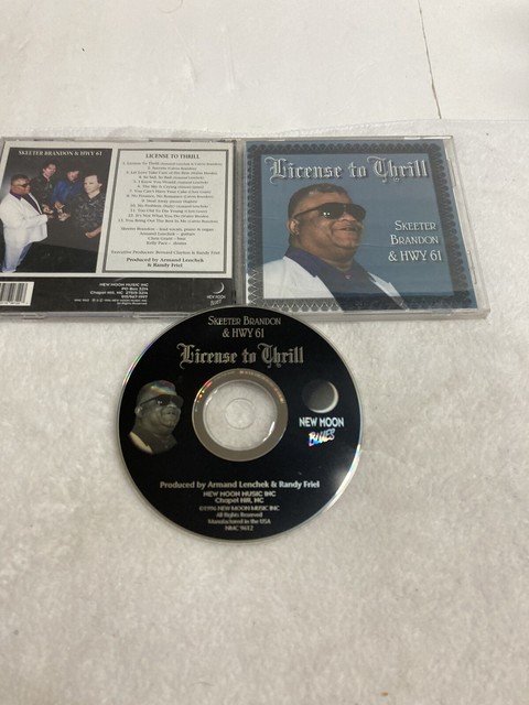 Skeeter Brandon License to Thrill Blues 1 Disc CD for sale online | eBay
