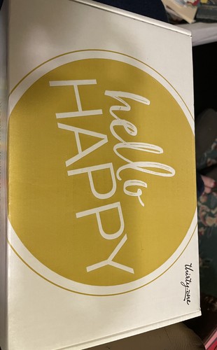 Thirty One Hello Happy Bag Sac . Tray, Necklace, Bow Hair Ties, Satin ...