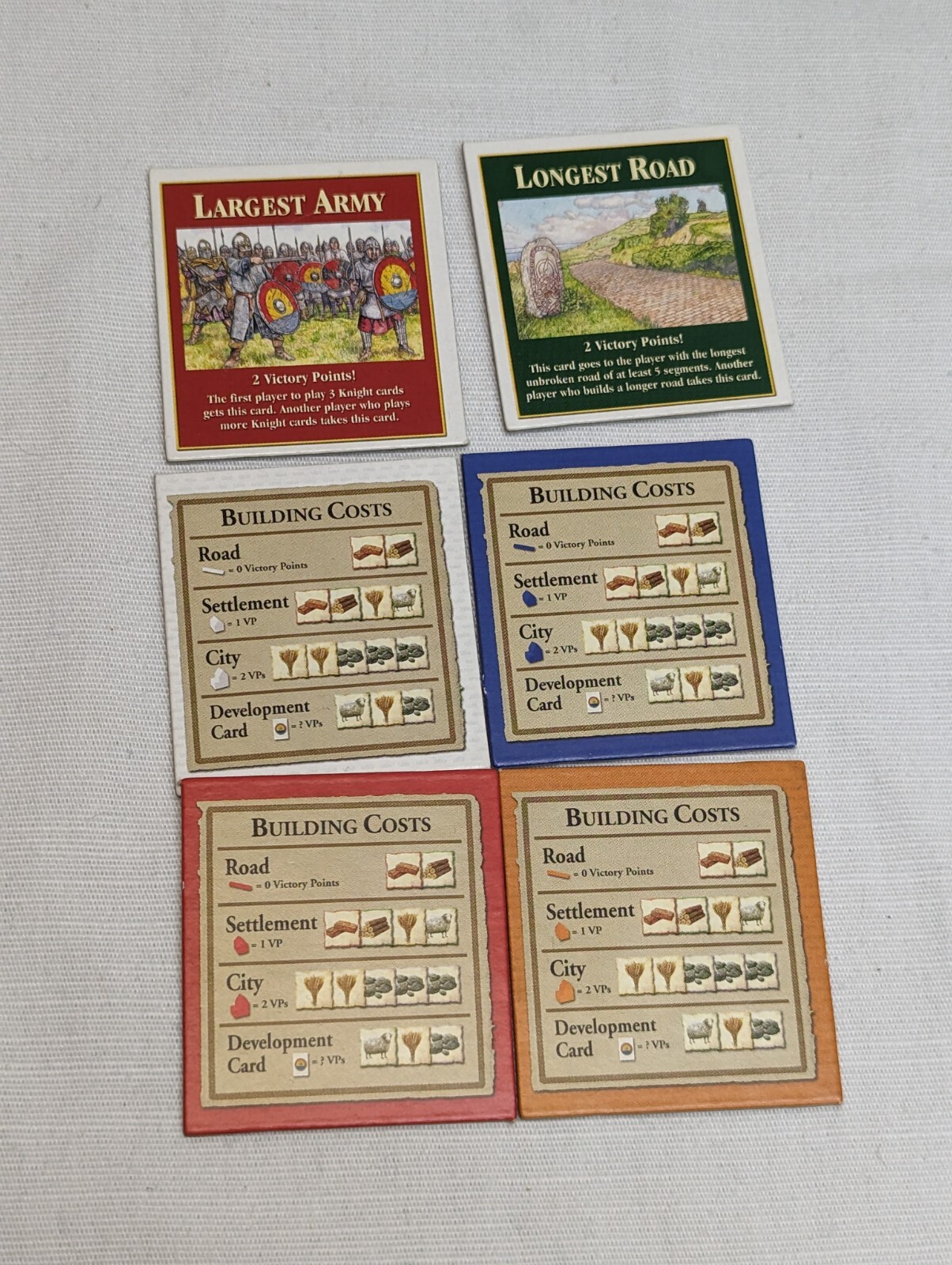 Miniature Settlers of Catan Portable Edition Build, Army & Road Cards ...