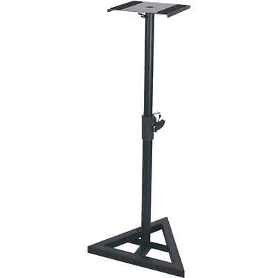 QTX Studio Monitor Stand SINGLE Height Adjustable Hi-Fi Studio Speaker ...