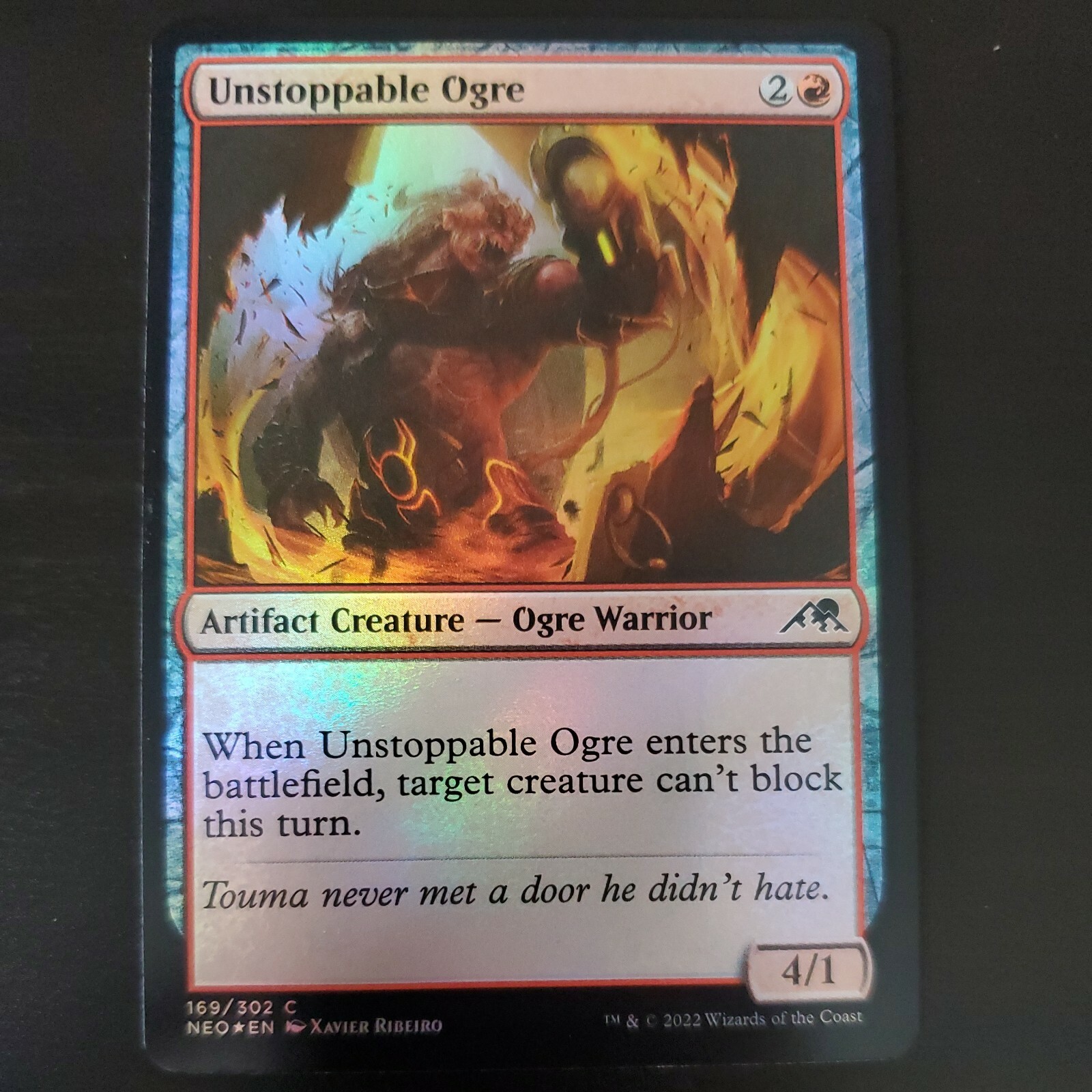FOIL UNSTOPPABLE OGRE Kamigawa: Neon Dynasty NEO Magic MTG MINT CARD | eBay