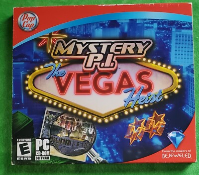 Mystery PI The Vegas Heist (PC, CD-ROM) Las Vegas-Spin Top Games Pop ...