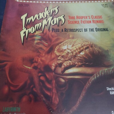 CINEFANTASTIQUE Magazine July 1986 Invaders From Mars, Aliens ...
